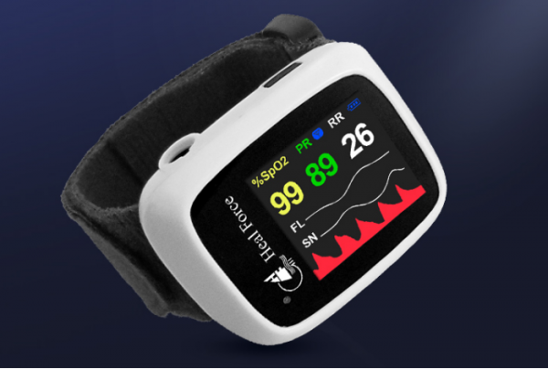 Blood oxygen status is clear at a glance just with a wrist pulse ...