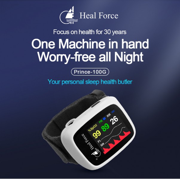 Blood oxygen status is clear at a glance just with a wrist pulse ...