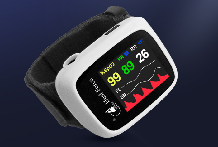 Blood oxygen status is clear at a glance just with a wrist pulse ...